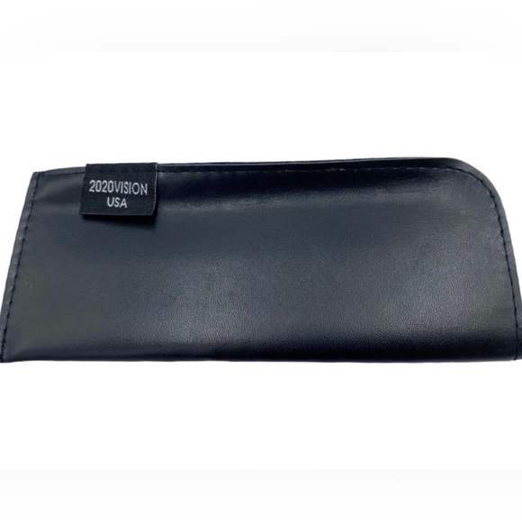2020 Vision | Accessories | New 220 Vision Usa Black Leather Eyeglass ...